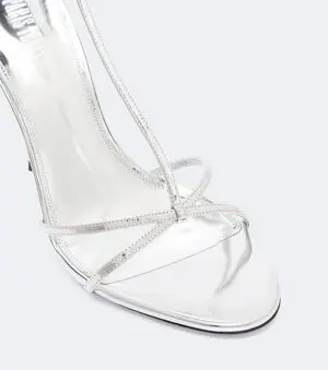 Paris Texas Lidia Metallic Patent Leather Sandals