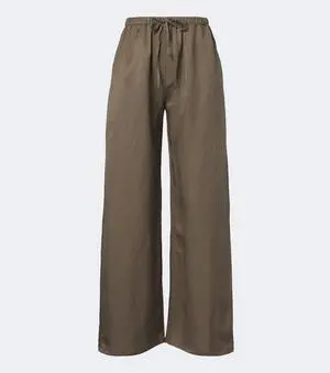 LESET Daniel Wide-leg Pants - Green