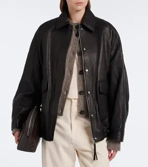 RÓHE Leather Blouson Jacket