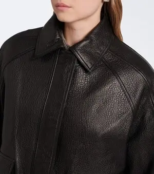 RÓHE Leather Blouson Jacket