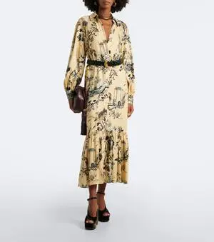Etro Velvet Platform Sandals