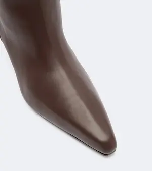 Paris Texas Jane Leather Knee-high Boots - Brown