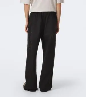 Acne Studios Cotton Twill Wide-leg Pants