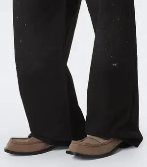 Acne Studios Cotton Twill Wide-leg Pants