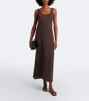 LESET Milo Cotton Maxi Dress