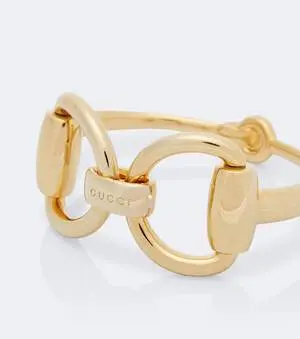 Gucci Horsebit Bracelet In Brass