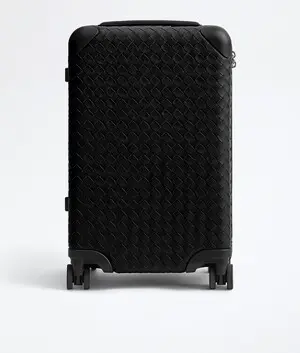 Bottega Veneta Odyssey Intrecciato Cabin Suitcase - Black