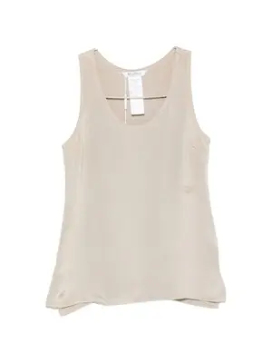 Max Mara Silk Tank Top - Grey
