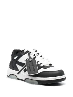 Off-White Out Of Office" Leather Sneakers - Black