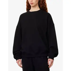 RU & ROCKA Cotton Sweatshirt - Black