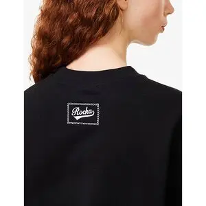 RU & ROCKA Cotton Sweatshirt - Black