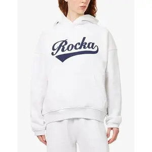 RU & ROCKA Cotton-blend Hoodie With Logo Print