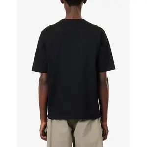 C.P. COMPANY Digital Sailor Embroidered Cotton T-shirt - Black