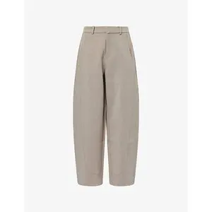 THE COUTURE CLUB Barrel-leg Woven Trousers