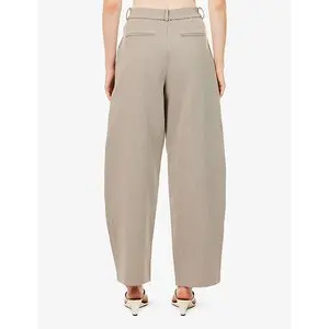 THE COUTURE CLUB Barrel-leg Woven Trousers