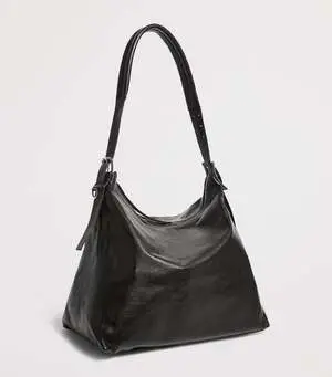 LEMAIRE Calfskin Belted Tote Bag - Brown