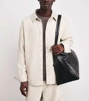 LEMAIRE Calfskin Belted Tote Bag