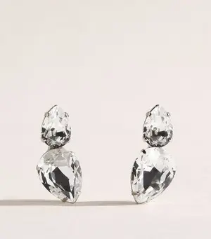 JENNIFER BEHR Rhodium-plated Nadine Earrings - Silver