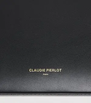 Claudie Pierlot Leather Shoulder Bag - Black