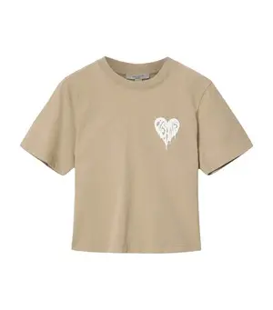 ALLSAINTS Organic Cotton Lisa Trip Logo T-shirt - Grey