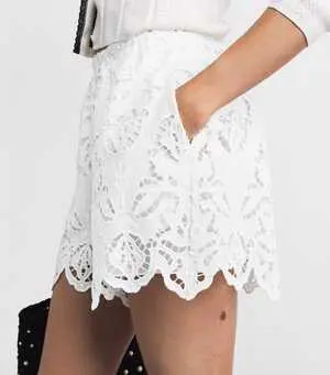 TOCCIN Pavlina Cotton Broderie Anglaise Shorts