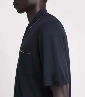 Rag & Bone Silk-cotton Short-sleeve Conrad Shirt