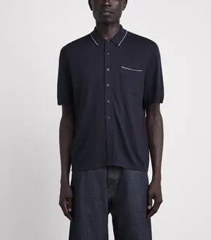 Rag & Bone Silk-cotton Short-sleeve Conrad Shirt