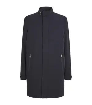 Corneliani Water-resistant Overcoat - Navy