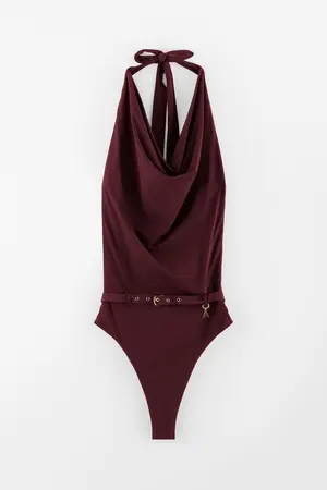 Arakii Draped Neck Swimsuit