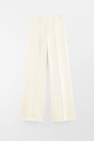 Arakii High Waisted Suit Trousers With Flared Legs