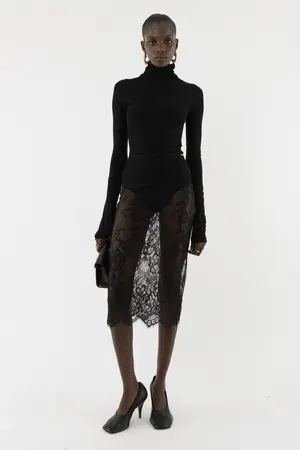 Arakii Lace Midi Skirt