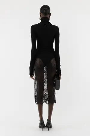 Arakii Lace Midi Skirt