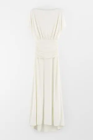 Arakii Tight Waist Gown - Off-white