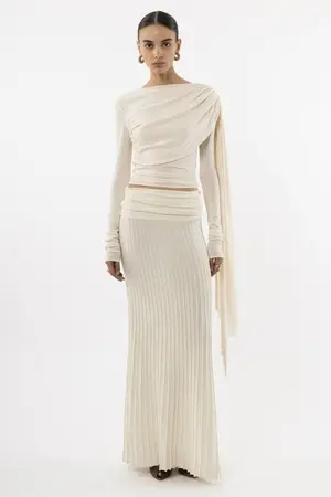 Arakii Breeze Skirt - Off-white