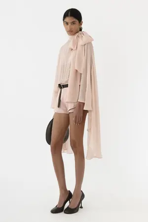 Arakii Sheer Cape Playsuit