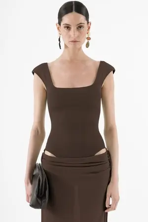 Arakii Draped Cut Out Dress