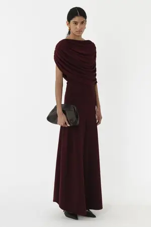 Arakii Mot Scarf Flared Dress