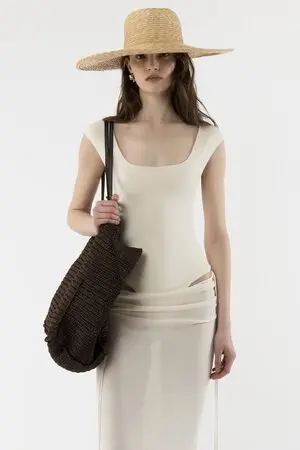 Arakii Draped Cut Out Dress