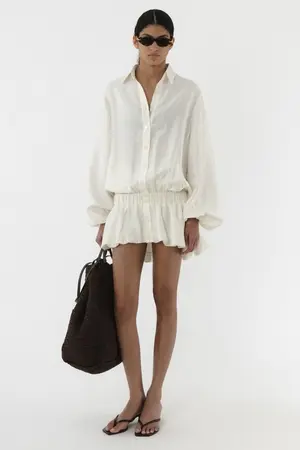 Arakii Balloon Shirt Dress