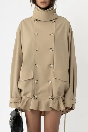 Arakii Sculptural Frill Jacket