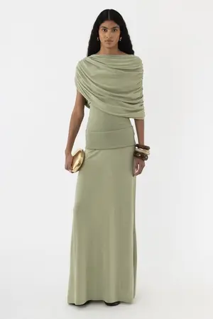 Arakii Mela Knitted Dress - Light Green