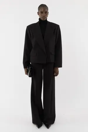 Arakii Point Blazer - Dark Brown