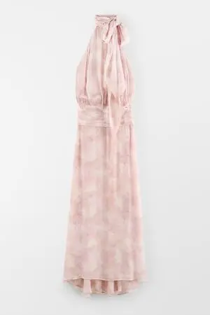 Arakii Deep Back Halter Dress