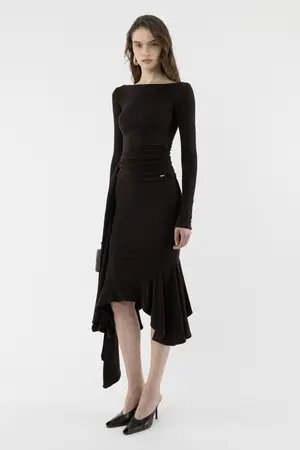 Arakii Jersey Draped Long Sleeve