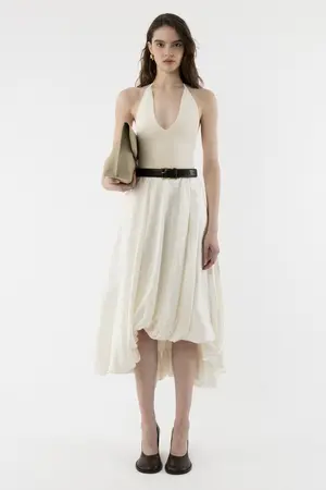 Arakii Halter Tank Top - Off-white
