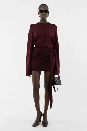 Arakii Drape Longsleeve Dress