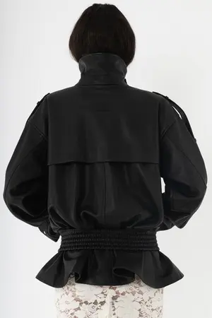 Arakii Leather Biker Jacket