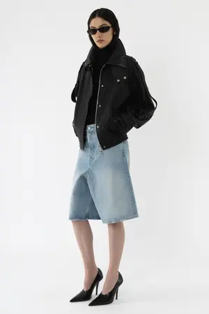 Arakii Oversized Bermuda Light Wash Shorts