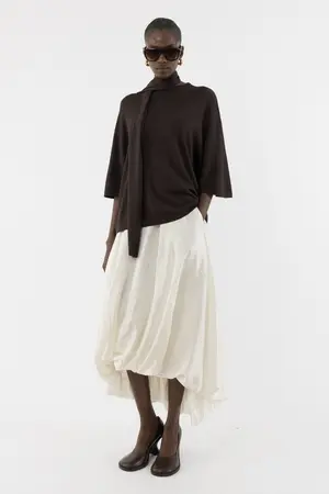 Arakii Balloon Midi Skirt