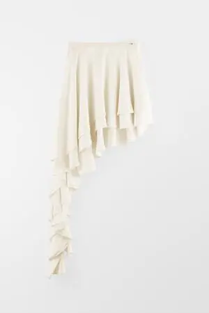 Arakii Asymmetric Viscose Skirt